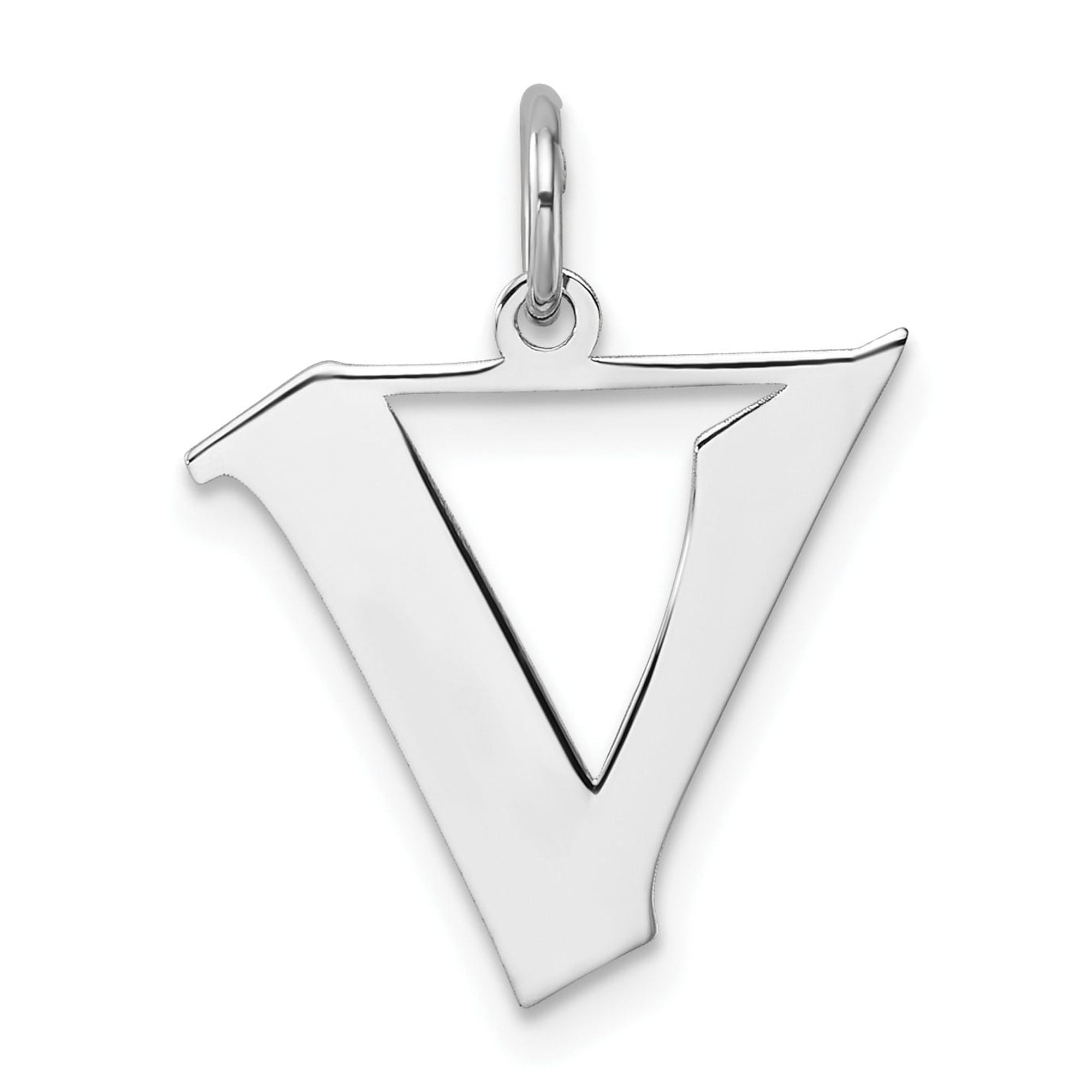 Sterling Silver AA Triangle Pendant Necklace for Men and Women, Unisex ...