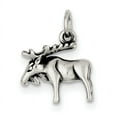 Sterling Silver Antiqued Moose Charm - Walmart.com