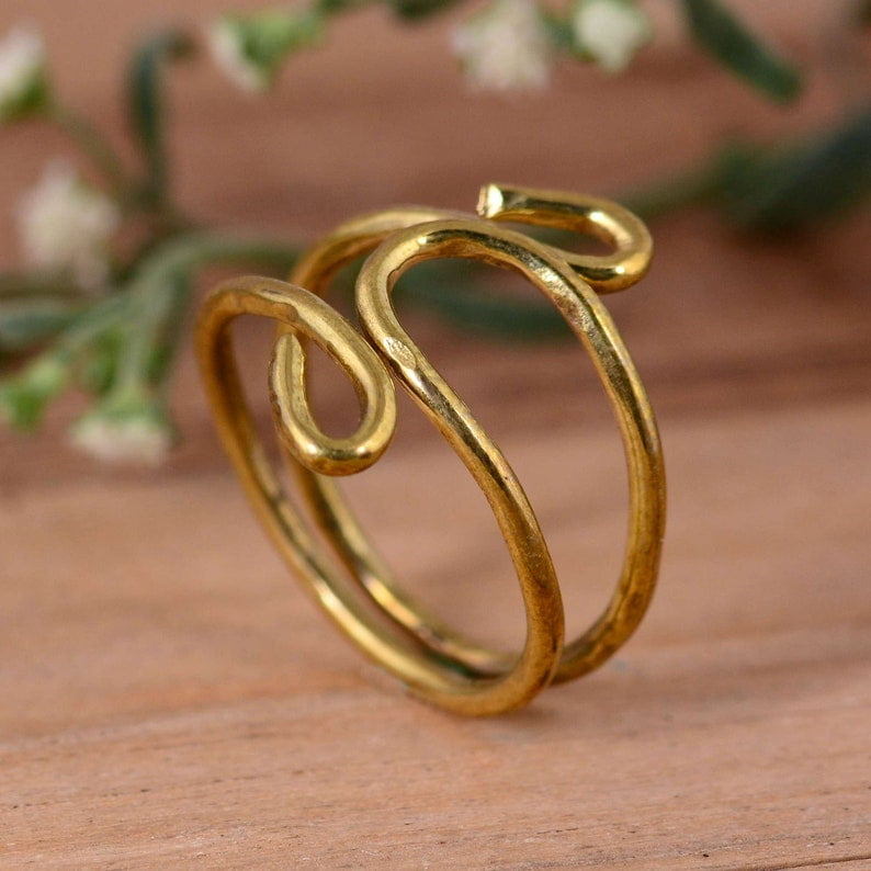 Sterling Silver Arthritis Ring – Minimalist Wire Splint for Rheumatoid ...