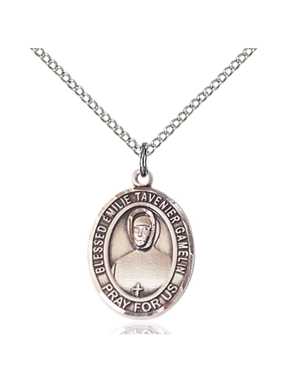 Sterling Silver BLESSED EMILIE TAVERNIER GAMELIN Pendant 3/4 x 1/2 ...