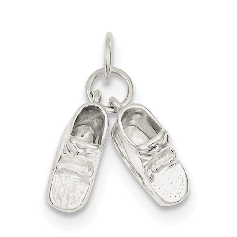Sterling Silver Baby Shoe Charms