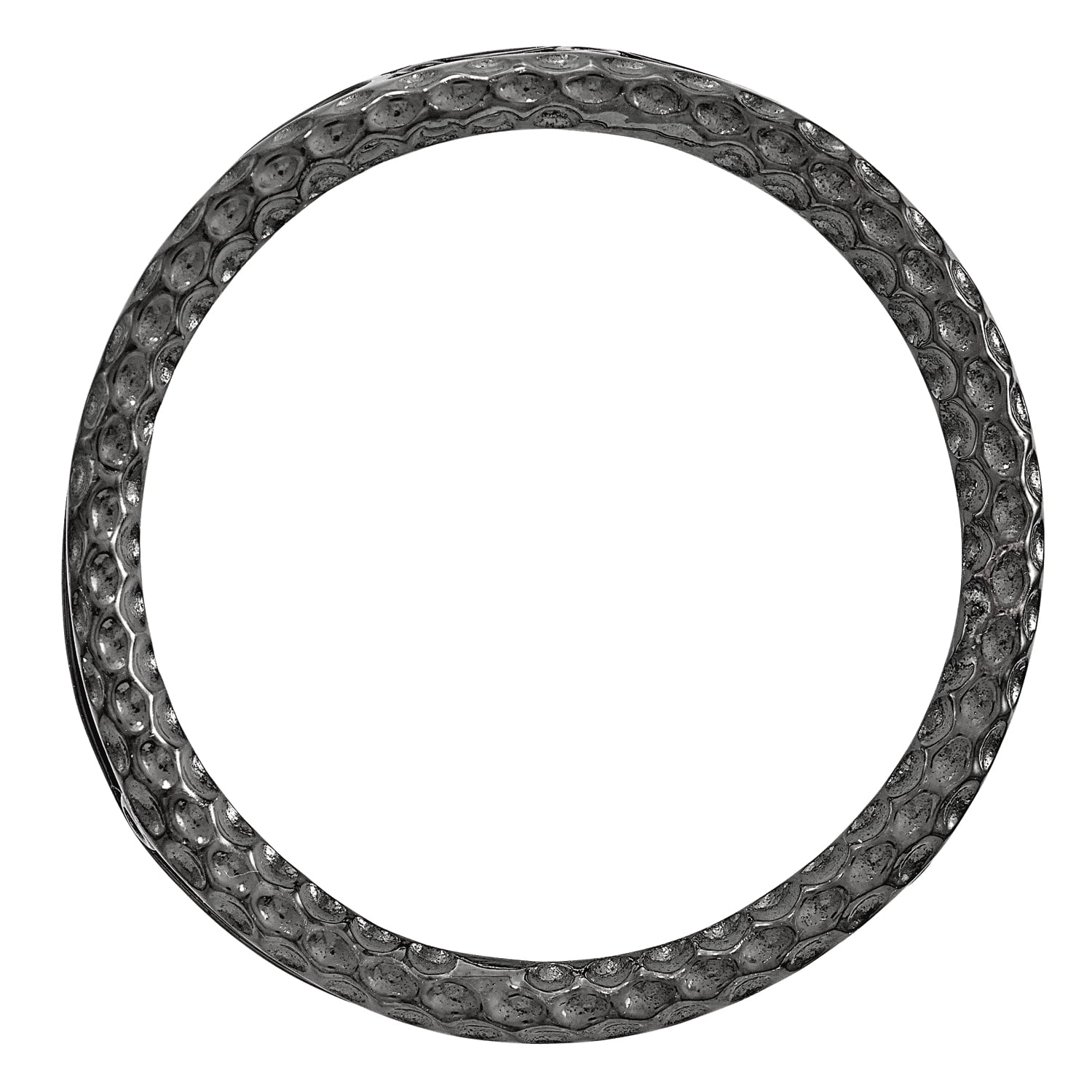 Sterling Silver Black-plated Large Chain Slide - Walmart.com