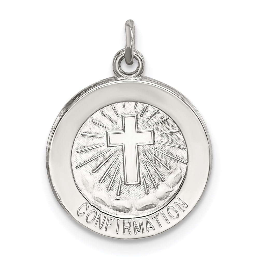 Sterling Silver Confirmation Medal - Walmart.com