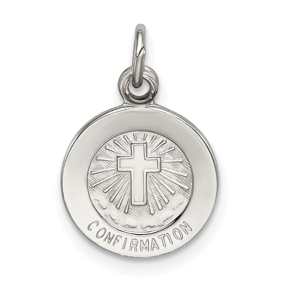 Sterling Silver Confirmation Medal - Walmart Business Supplies