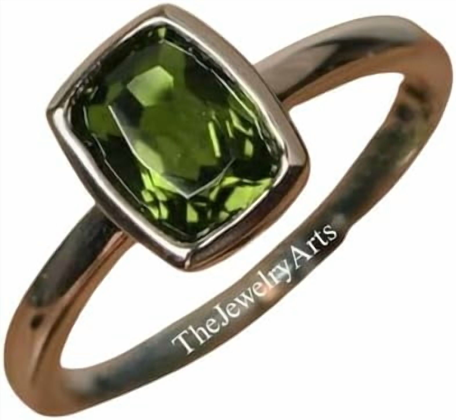 Sterling Silver Cushion Cut Sultanite Ring – Color-Changing Gemstone ...