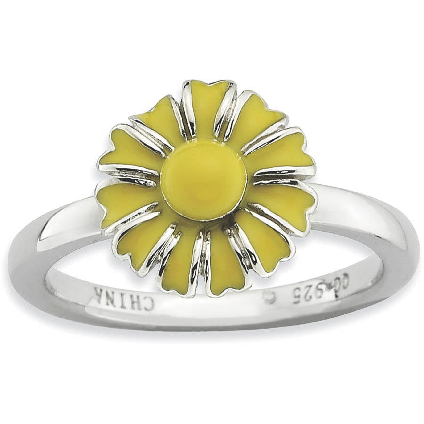 Sterling Silver Daisy Ring - Walmart.com