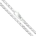 Sac Silver Sterling Silver Diamond-Cut Curb Chain Necklace, Solid 925 ...