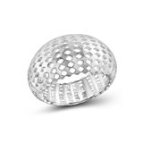 Sterling Silver Dome Shape Ring - Walmart.com