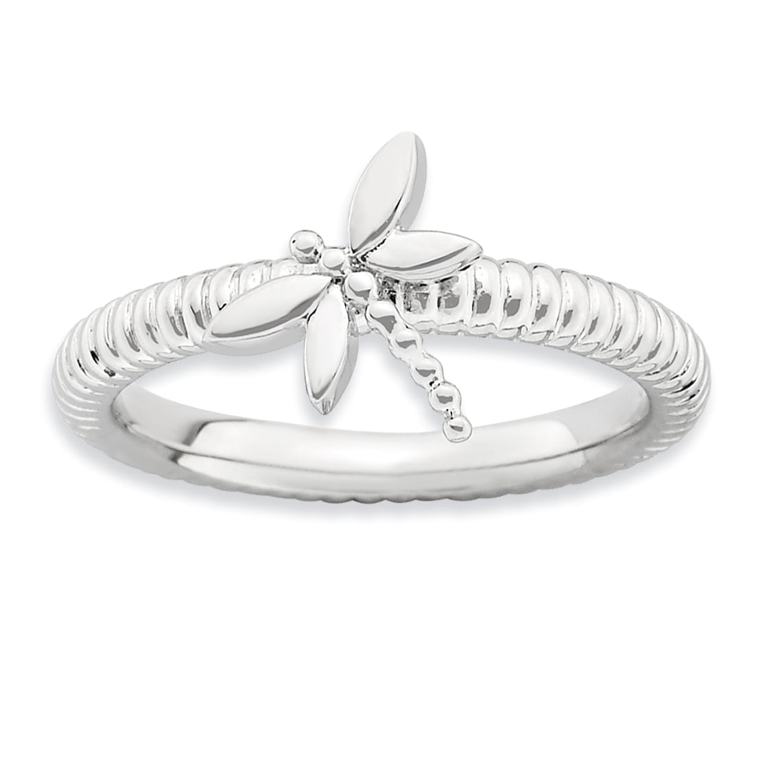 Sterling Silver Dragonfly Ring - Walmart.com