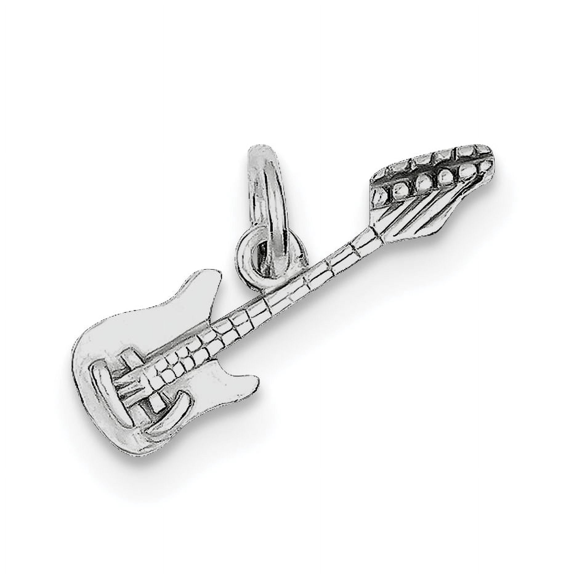 Sterling Silver Electric Guitar Charm - Walmart.com
