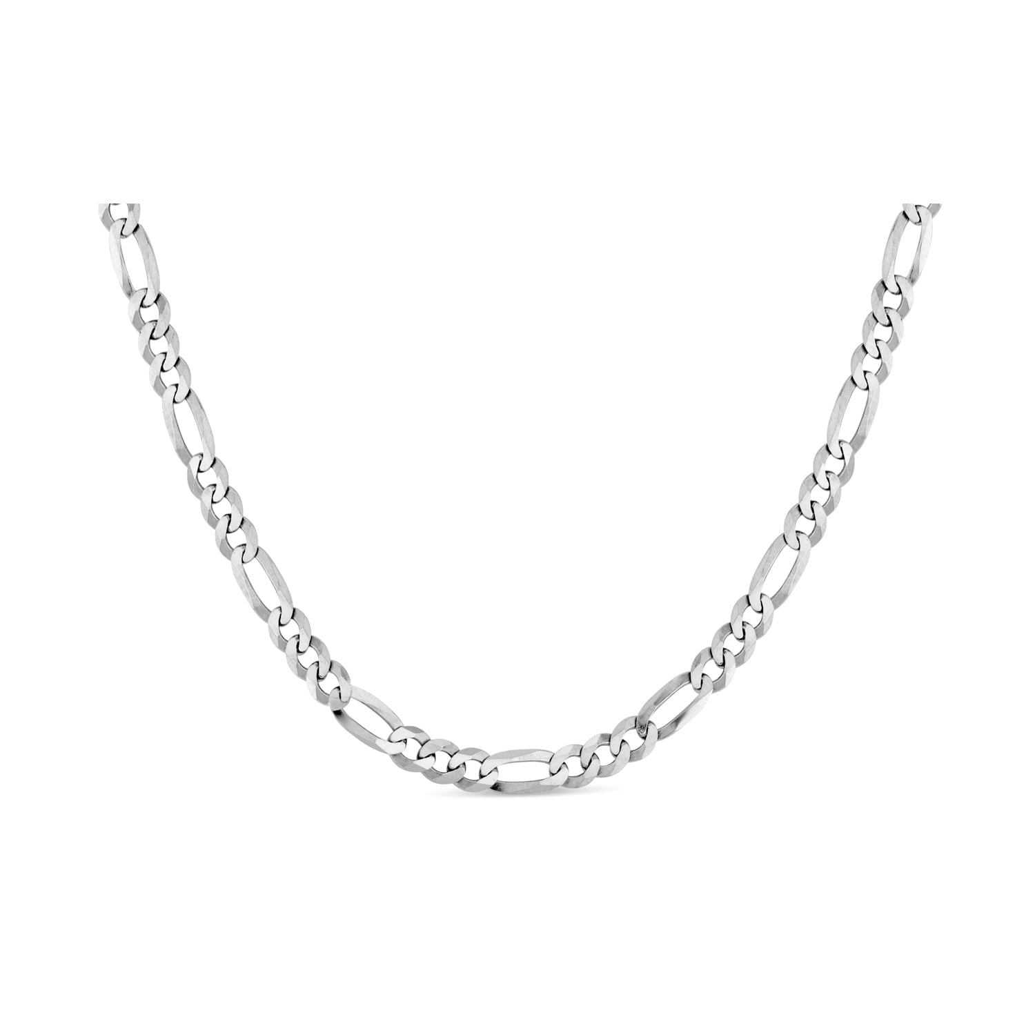 Sterling Silver Figaro 100 Gauge Chain Necklace 30 Inches - Walmart.com