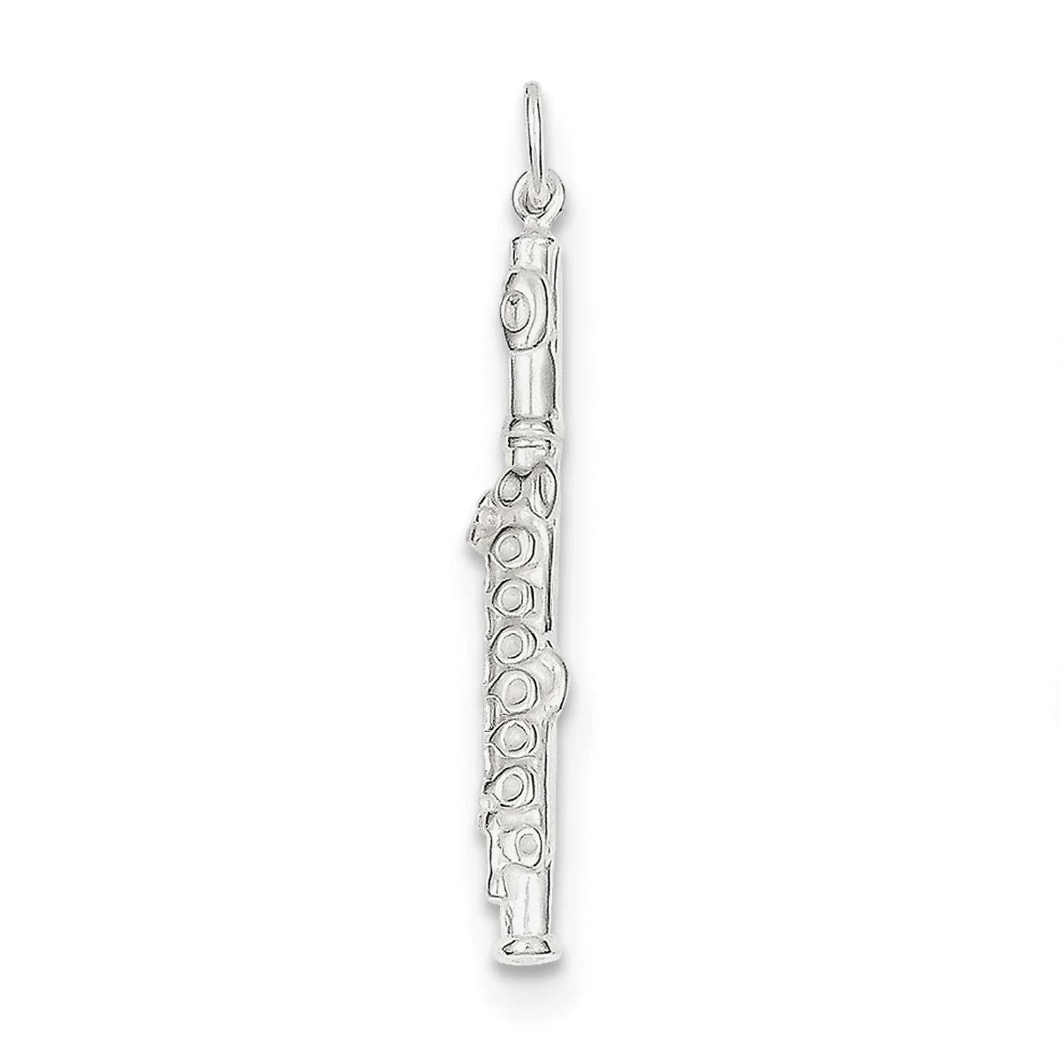 Sterling Silver Flute Charm QC7113 - Walmart.com