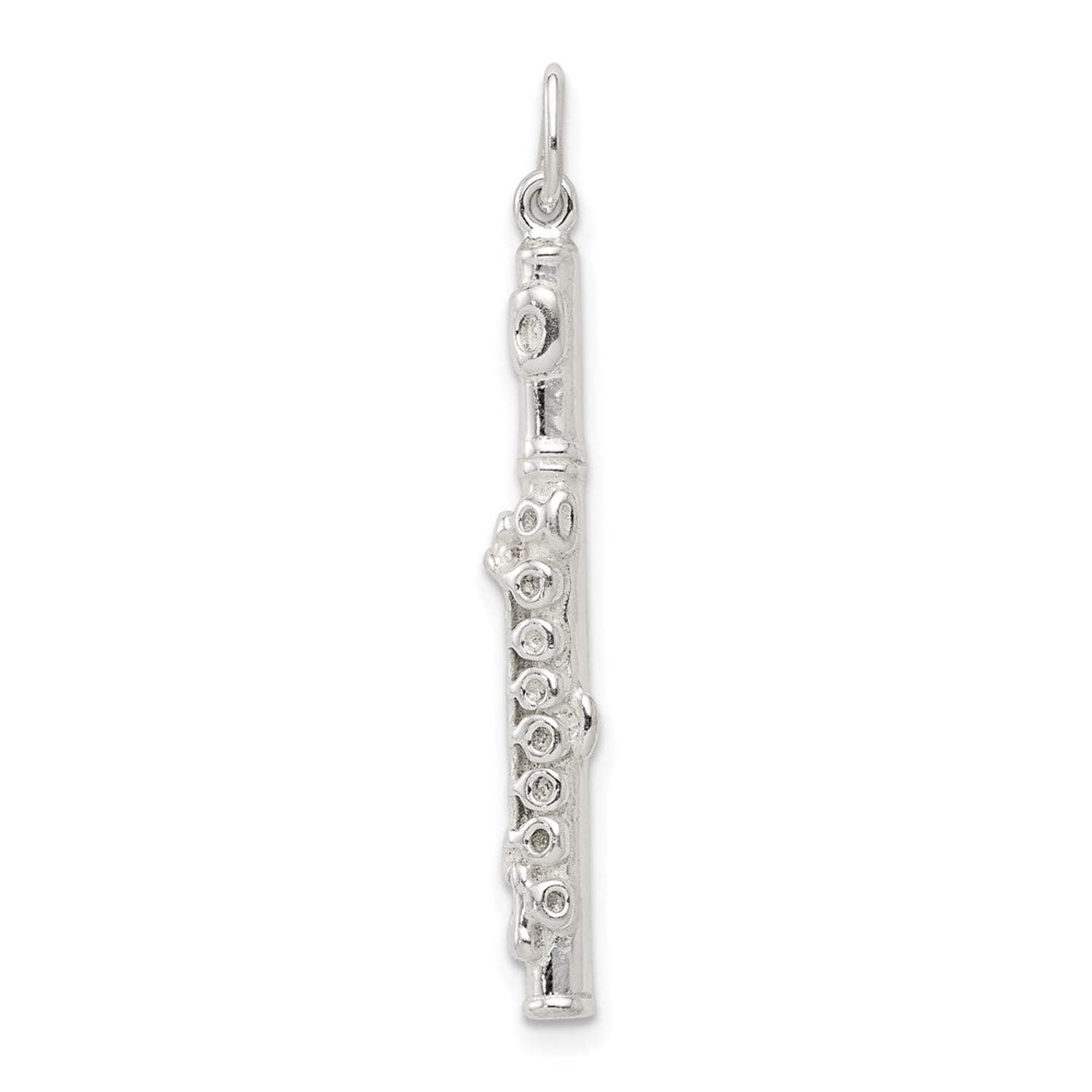 Sterling Silver Flute Charm QC7113 - Walmart.com