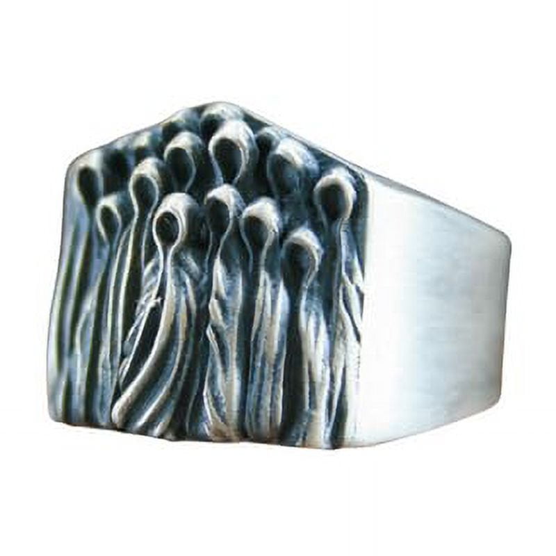 Roarsilver Sterling Silver Ghostly Figure Ring: Mysterious Style and ...