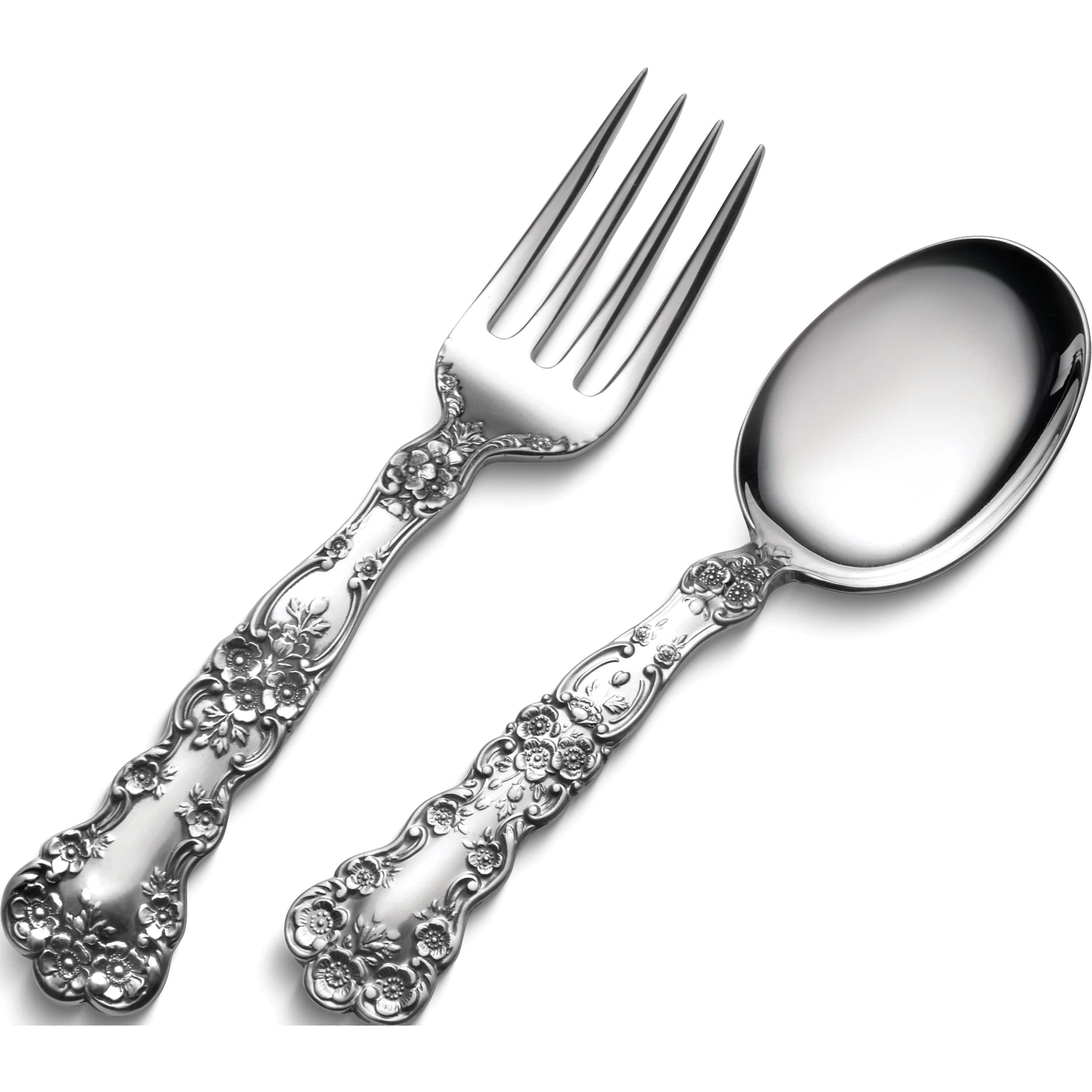 Sterling Silver Gorham Buttercup 2-Piece Baby Flatware Set (4.5 X 1 ...
