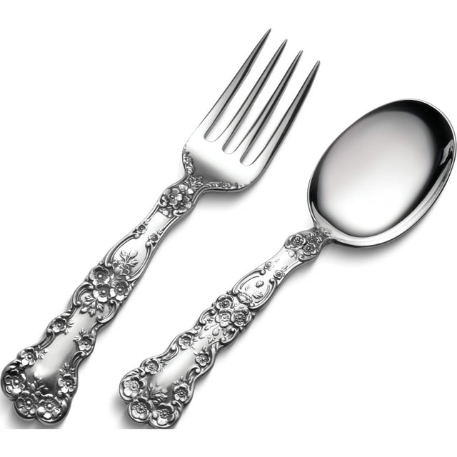 Sterling Silver Gorham Buttercup 2-Piece Baby Flatware Set (4.5 X 1 ...