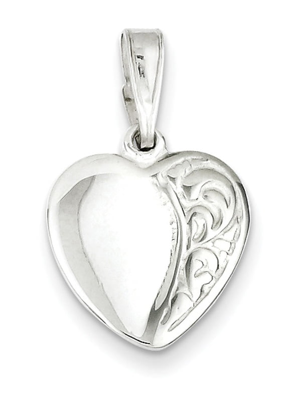 Sterling Silver Heart Pendant - Walmart.com