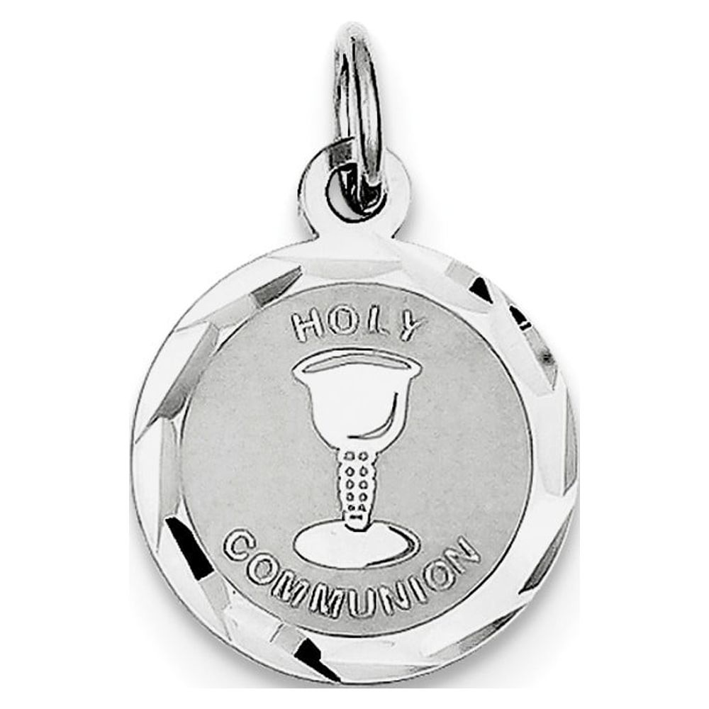 Sterling Silver Holy Communion Disc Charm - .4 Grams - Walmart.com