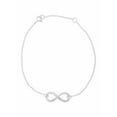 Sterling Silver Infinity Bracelet, 8" - Walmart.com