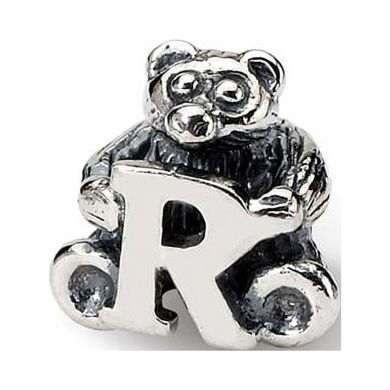 Sterling Silver Kids Letter R Bead - Walmart.com