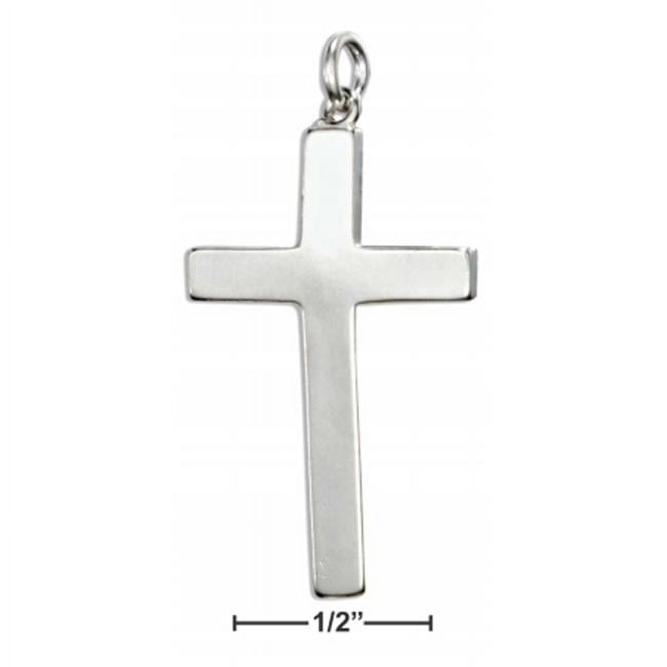 Sterling Silver Large Plain Cross Charm - Walmart.com