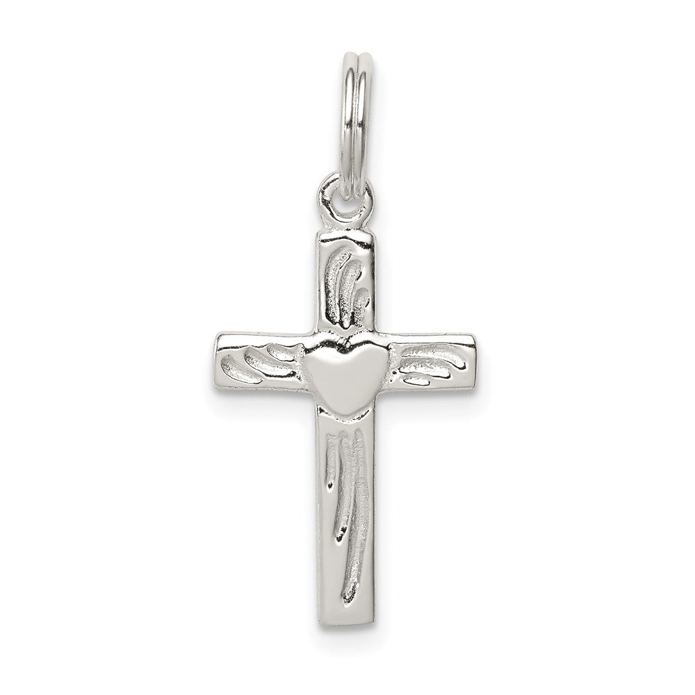Sterling Silver Latin Cross Charm Pendant - Walmart.com