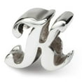 Sterling Silver Letter K Script Bead - Walmart.com