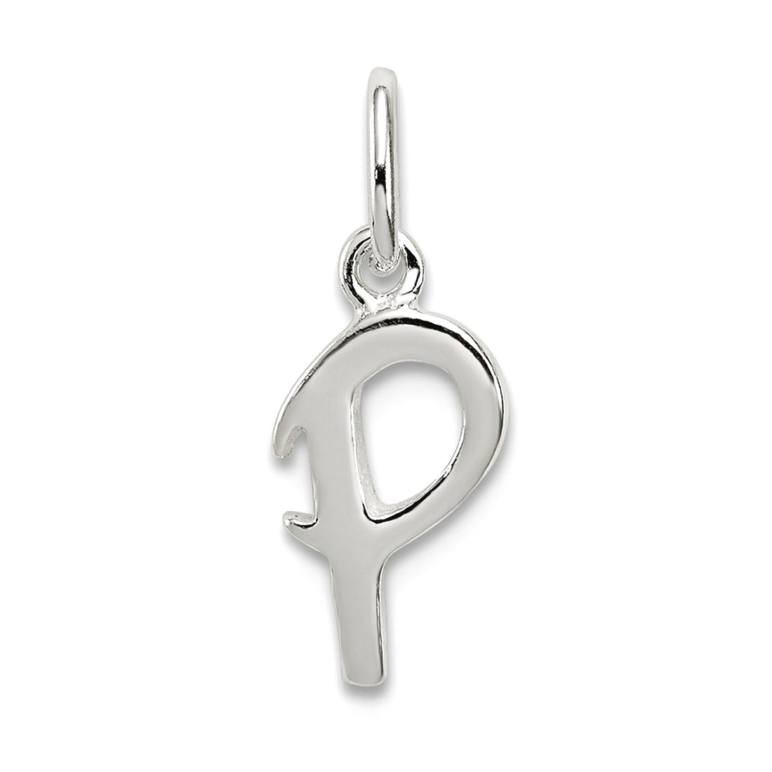 925 Sterling Silver Solid Polished Letter Name Personalized Monogram ...