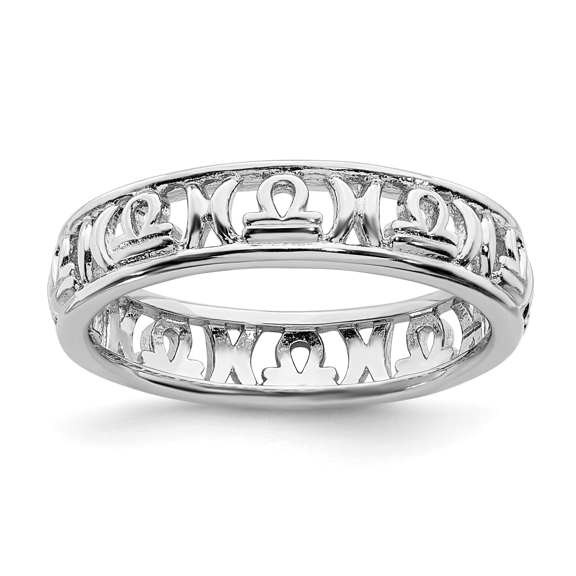 Sterling Silver Libra Zodiac Ring - Walmart.com