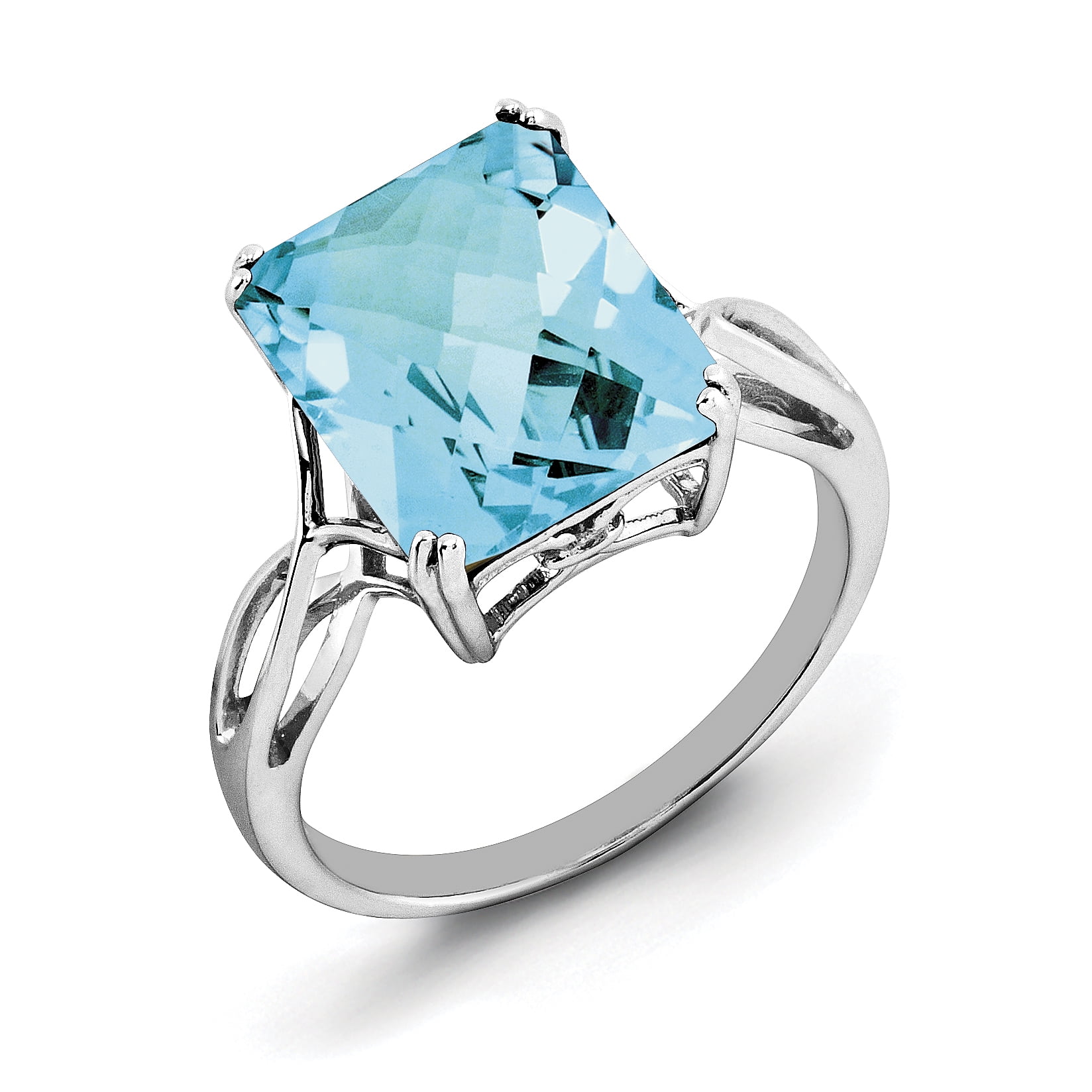 Swiss blue topaz ring sterling silver store
