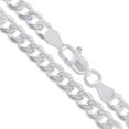 Sterling Silver Men's Heavy Curb Chain 8mm Solid 925 Italy Necklace 22 ...