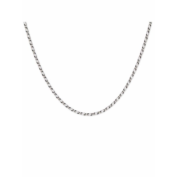 Sterling Silver Mini Figaro Necklace, 22" - Walmart.com