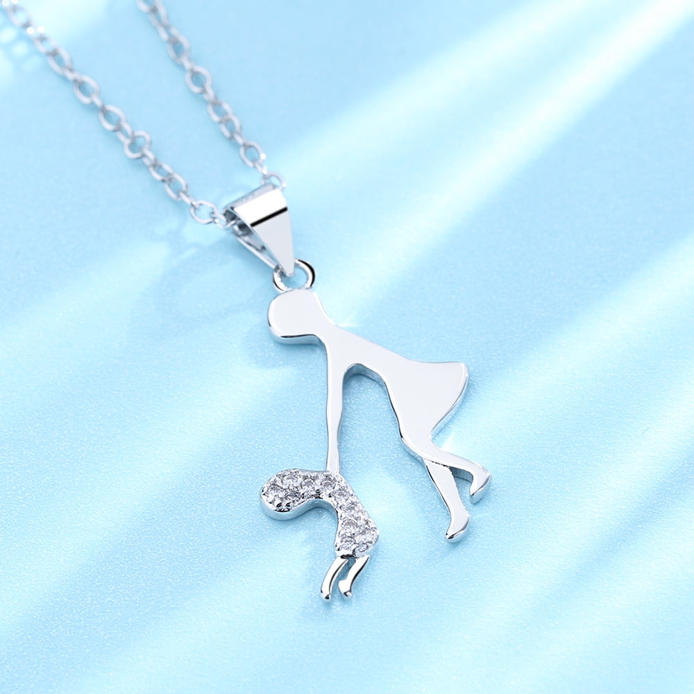 Swarovski mother daughter necklace store
