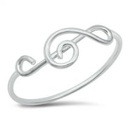 Sterling Silver Delicate Filigree Statement Ring Size 10 - Walmart.com