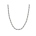 Sterling Silver Oxidized Twisted Box Chain Necklace, 18" - Walmart.com