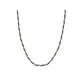 Sterling Silver Oxidized Twisted Box Chain Necklace, 18" - Walmart.com