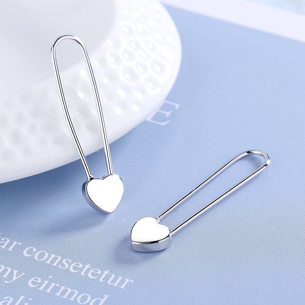 Sterling Silver Paper Clip Earring - Walmart.com