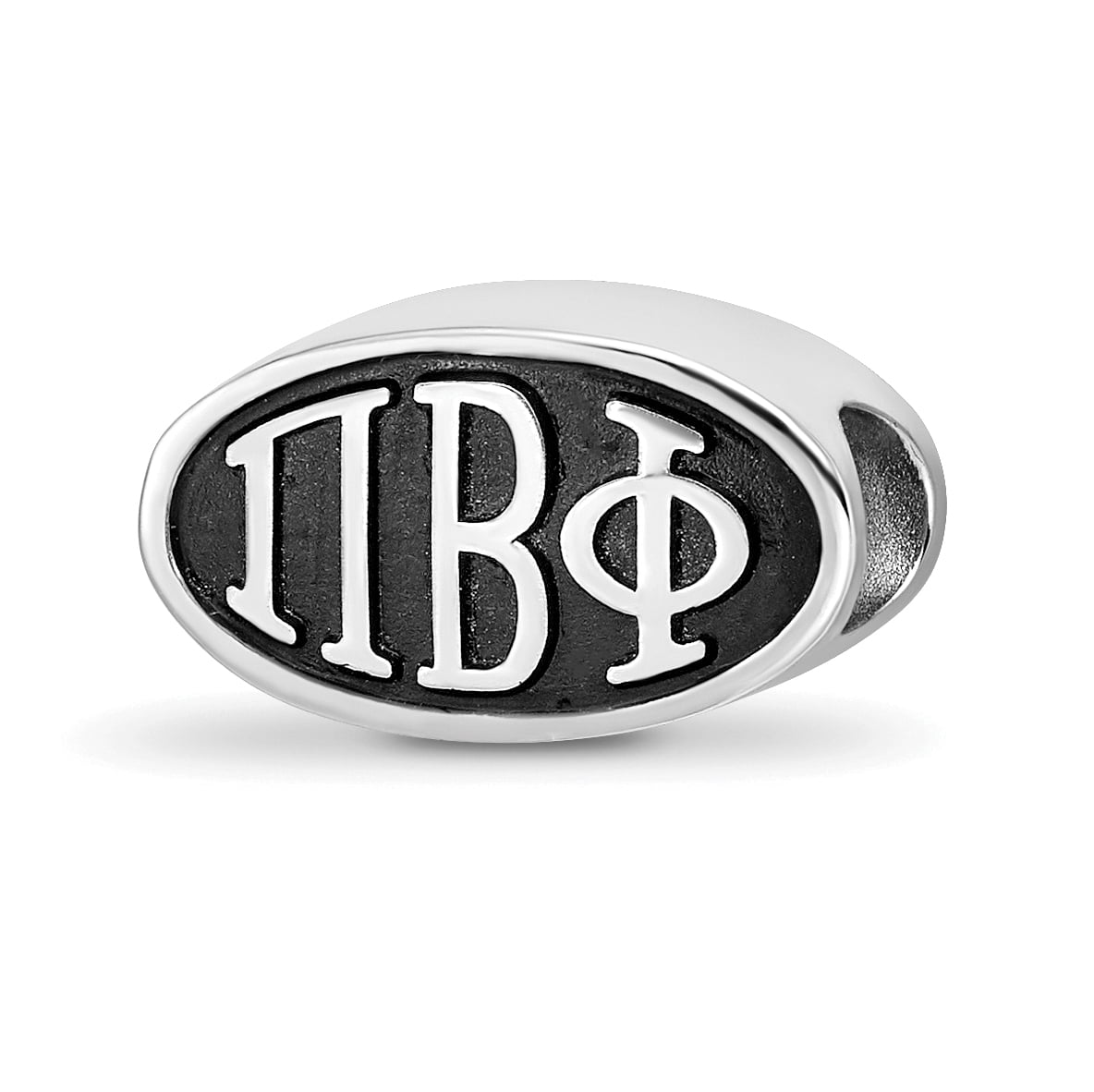 Sterling Silver Pi Beta Phi Letters Bead Charm - Walmart.com