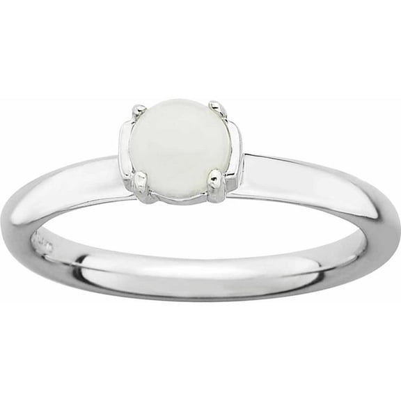 Sterling Silver Cushion Cut White Topaz Ring - Walmart.com