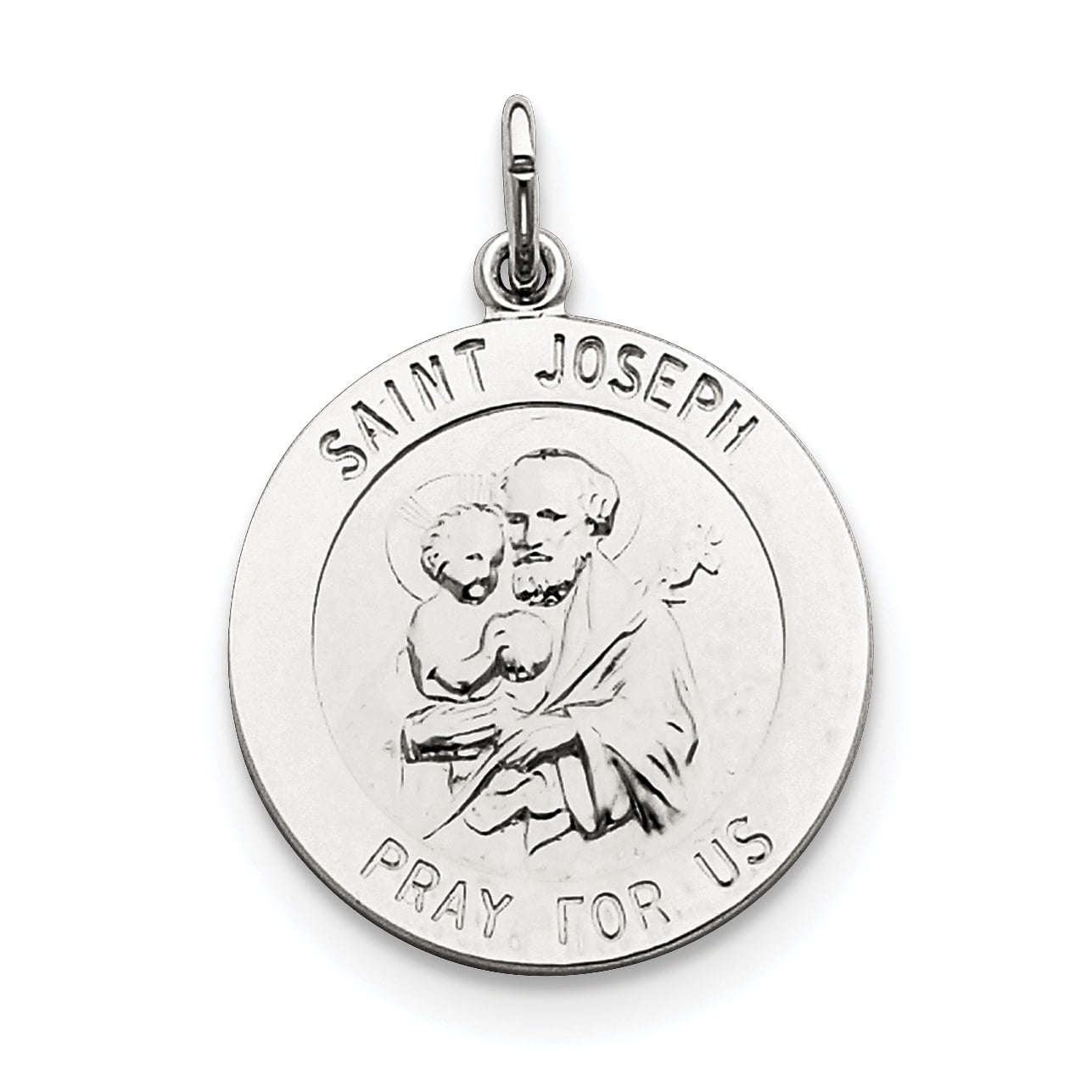 Sterling Silver Saint Joseph Medal - Walmart.com