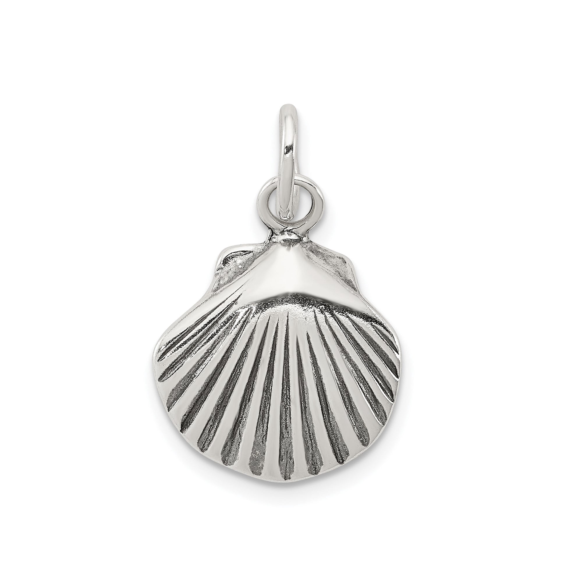 Sterling Silver Scallop Shell Pendant Necklace, Camino de Santiago ...