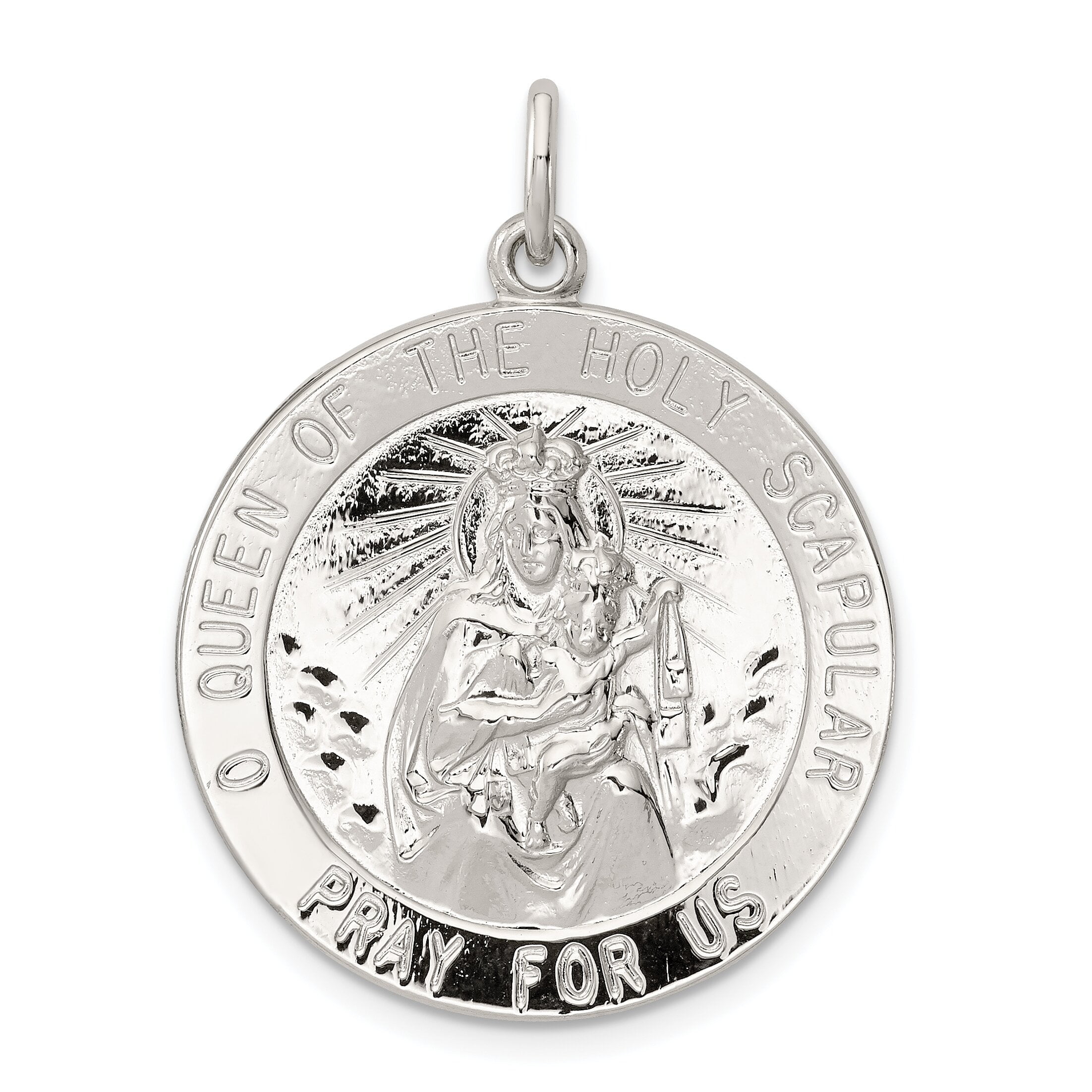 Sterling Silver Scapular Medal - Walmart.com