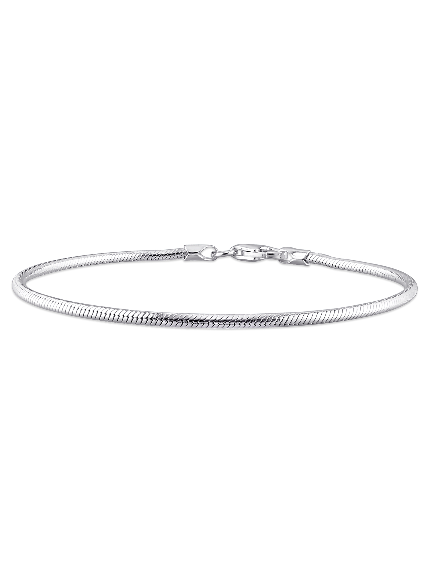 Pandora Moments Women's Sterling Silver Snake Chain Charm Bracelet with ...