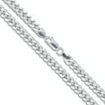 Sterling Silver Solid Miami Cuban Link Chain 4.2mm 925 Italy Heavy Curb ...