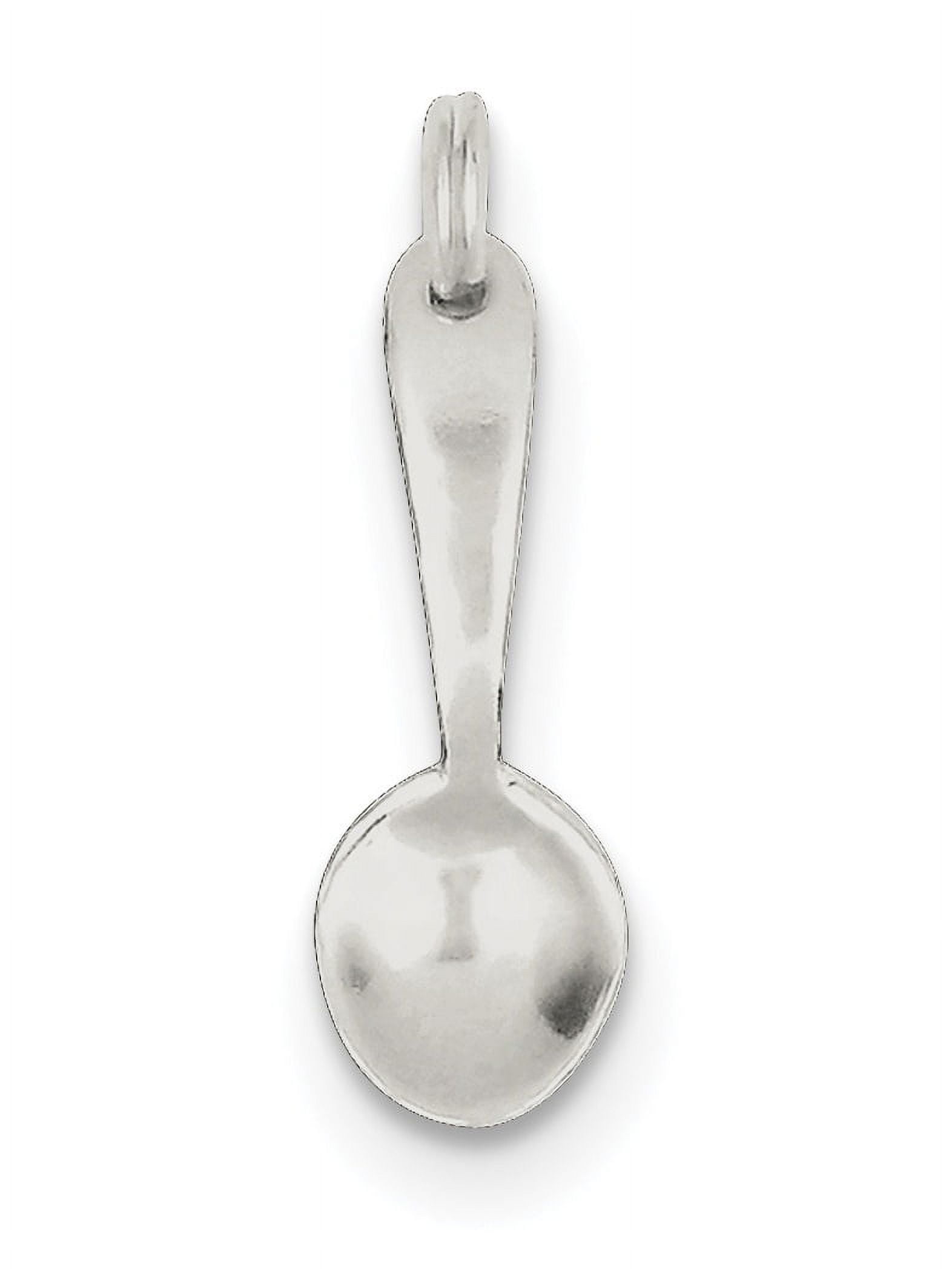 Sterling Silver Spoon Charm (25 X 7) Made In Thailand qc7051 - Walmart.com