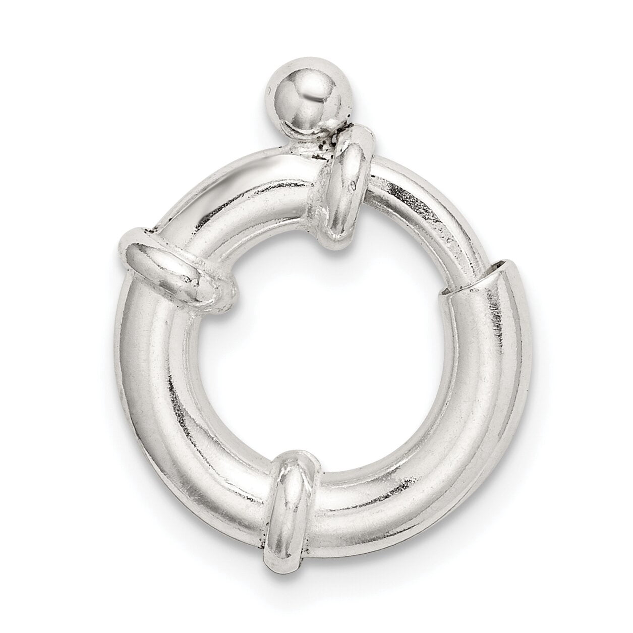 Sterling Silver Spring Ring Clasp (12.10Mm To 16.10Mm) - Walmart ...