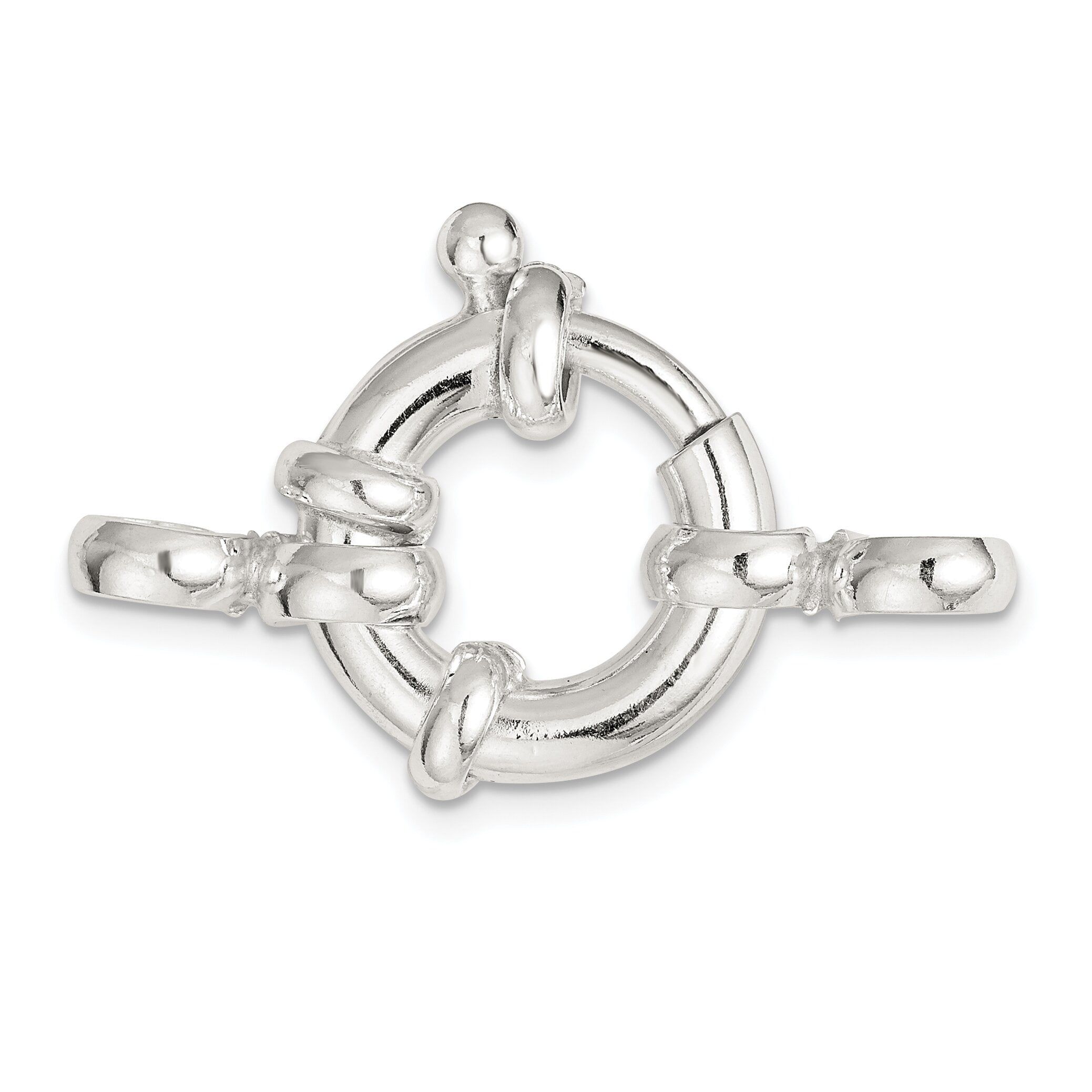 Sterling Silver Spring Ring Clasp 31.5Mm - Walmart.com