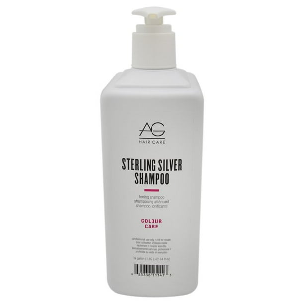 Sterling Silver Toning Shampoo by AG Hair Cosmetics for Unisex - 64 oz ...