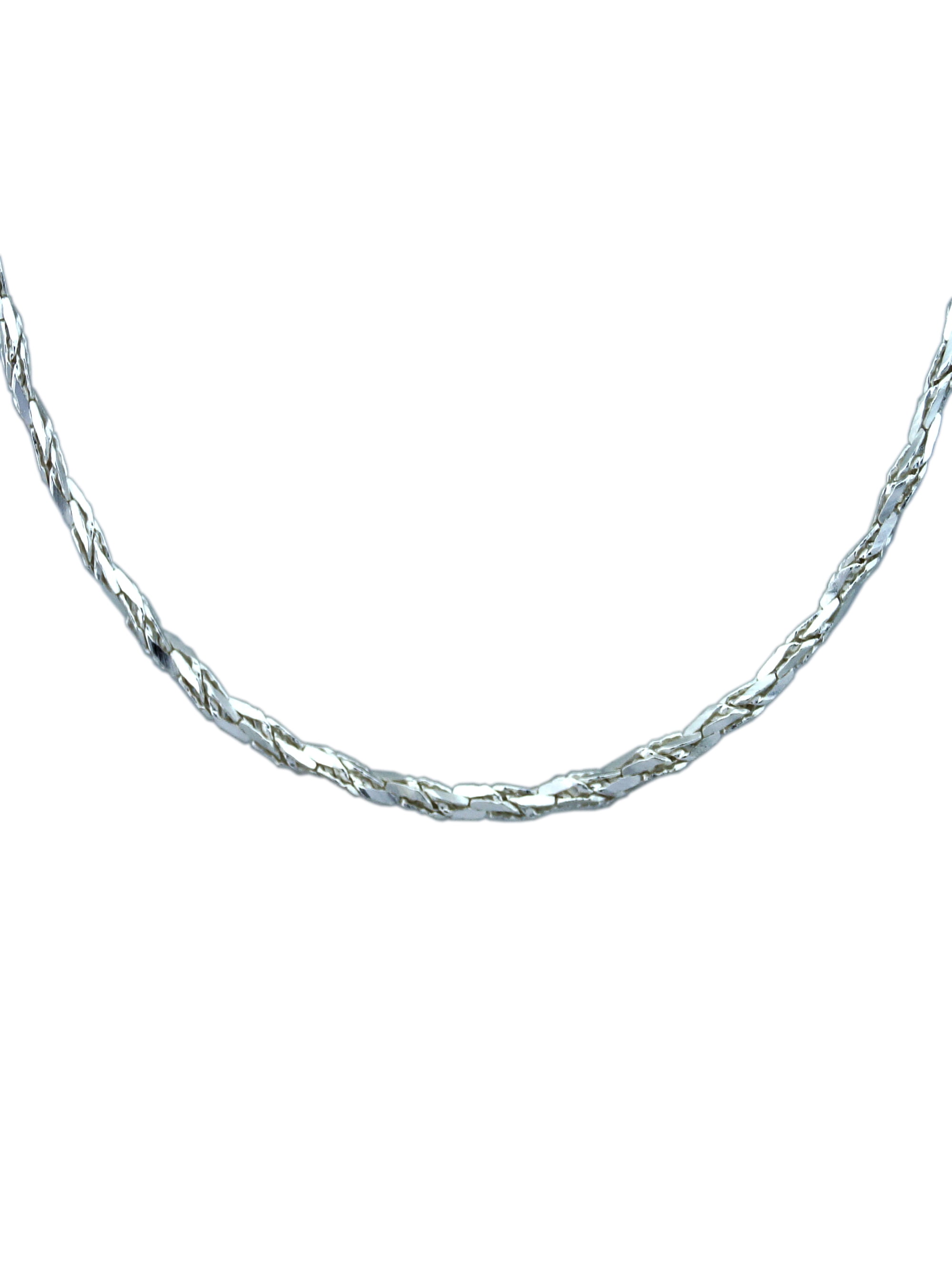 Sterling Silver Tornado Chain, 20" - Walmart.com
