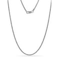 Sterling Silver Twisted ROC Chain Necklace 24 Inch - Walmart.com